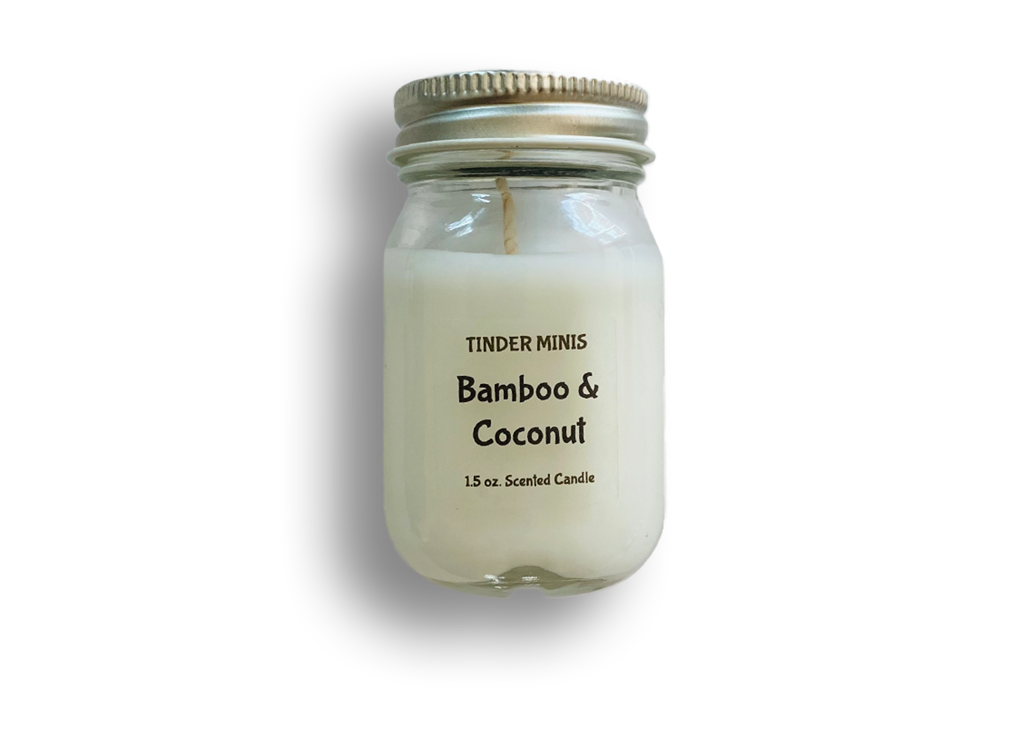 Bamboo & Coconut Tinder Mini Candle