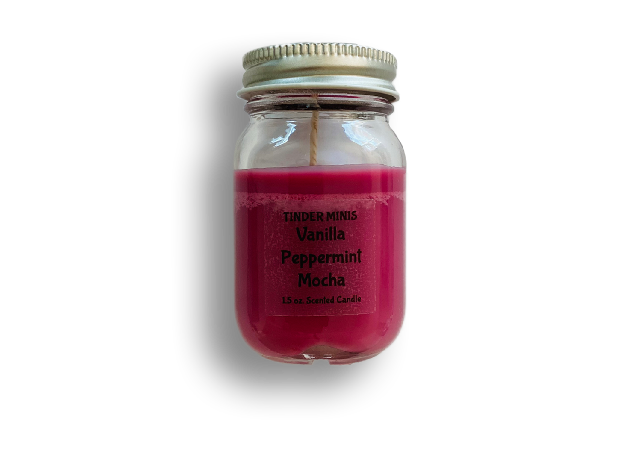 Vanilla Peppermint Mocha Tinder Mini Candle